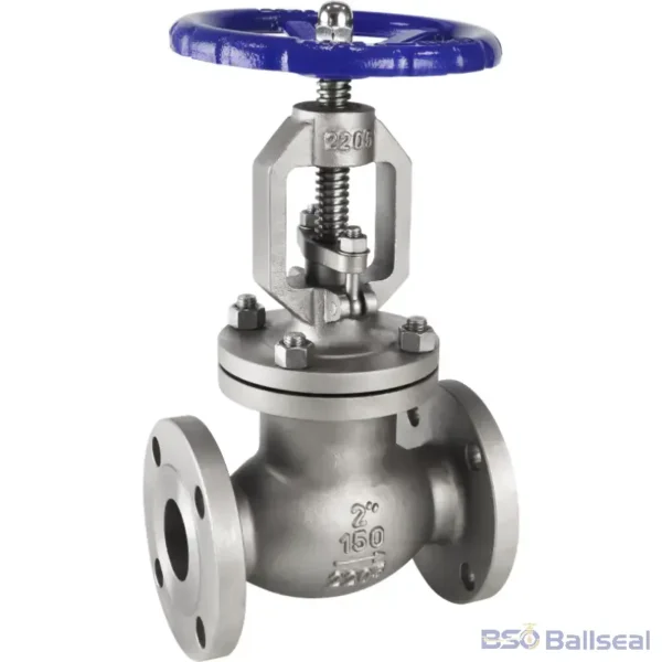2" 2205 Duplex Globe Valve | Class 150 S31803 | BSO Ballseal
